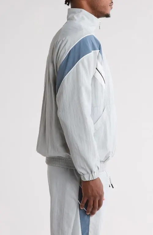 Umbro Relaxed Nylon Track Jacket In Pearl Blue - 65% Off